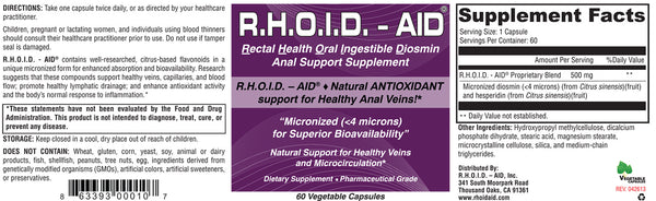 R.H.O.I.D. - AID | Natural Venous Support for Healthy Veins ...